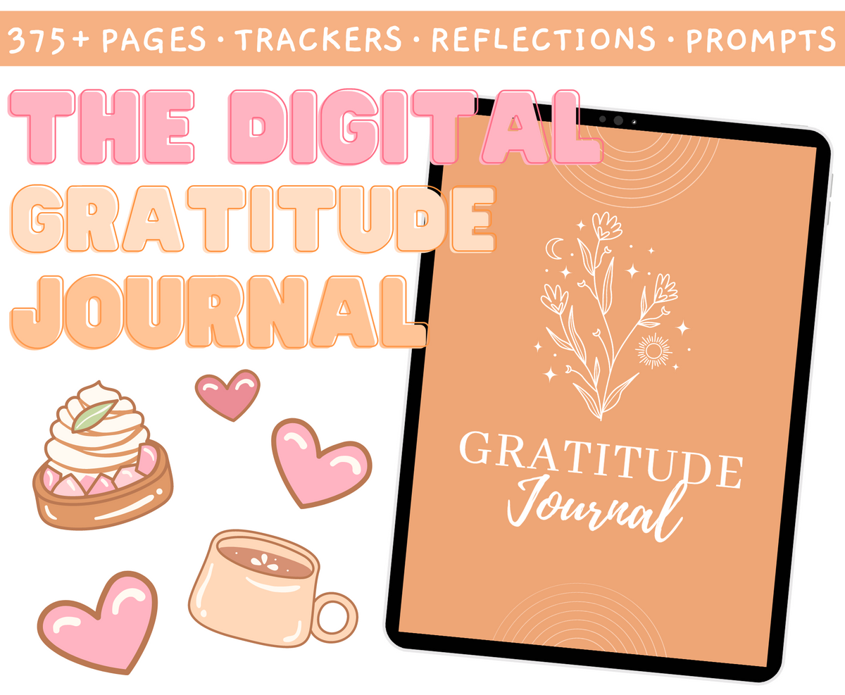Digital Gratitude Journal {380+ Pages} – Chasing Foxes Shop