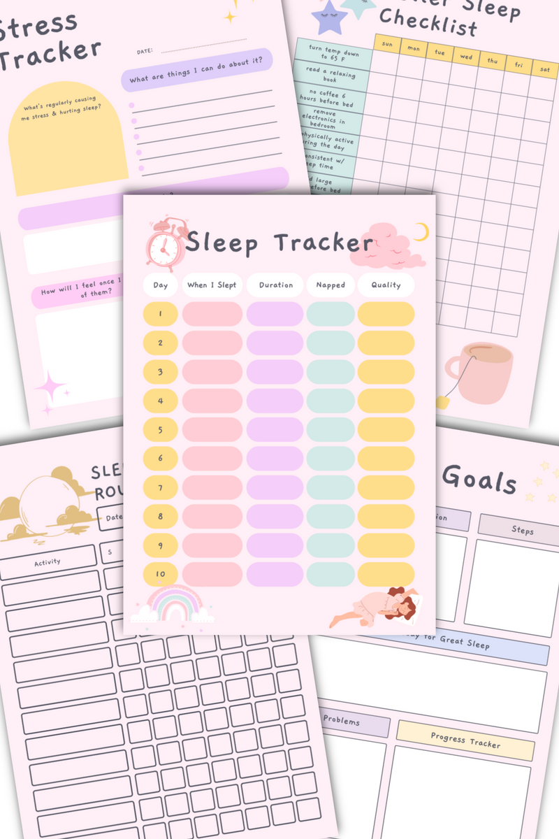 Sleep Tracker Planner {120+ Pages} – Chasing Foxes Shop