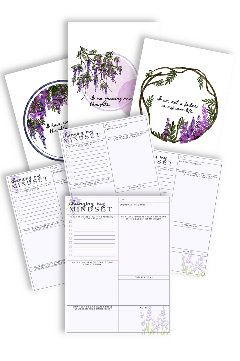 Simple Weekly Positive Mindset Planner {12+ pages} – Chasing Foxes Shop