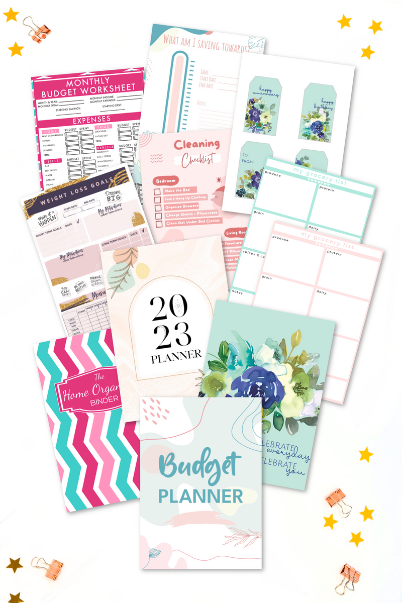 Life Organizer Binder Bundle {850+ Pages} – Chasing Foxes Shop