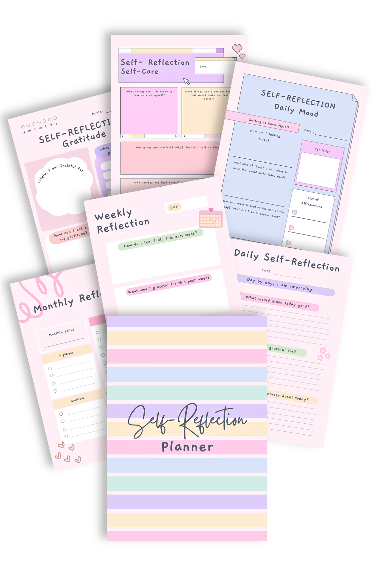 Self-Reflection Planner {70+ Pages} – Chasing Foxes Shop