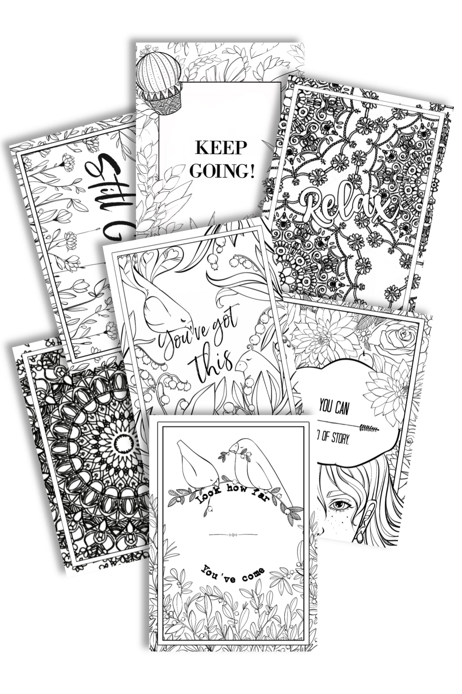 keep coloring pages